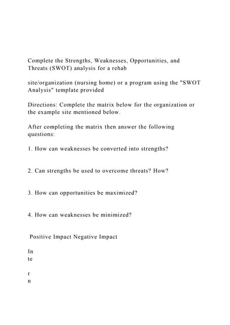 Description of Good Samaritan Hospital’s Organizational Chart __.docx