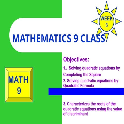 Solving Quadratic by Completing the Square.ppt