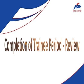 Completion of Trainee Review - TejRaz.pptx