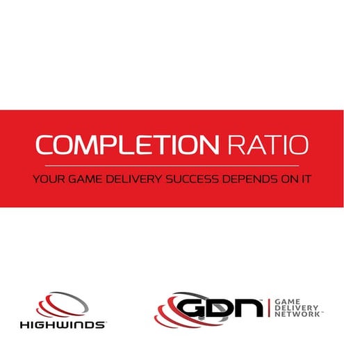 Completion Ratio: Your Game Delivery Success Depends on It | PDF
