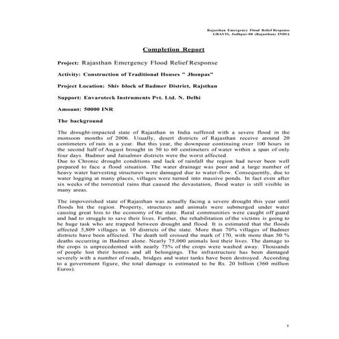 Completion report | PDF