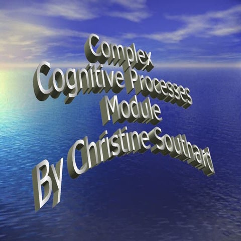 Cognitive Process Profile (CPP) psychometric | PPTX