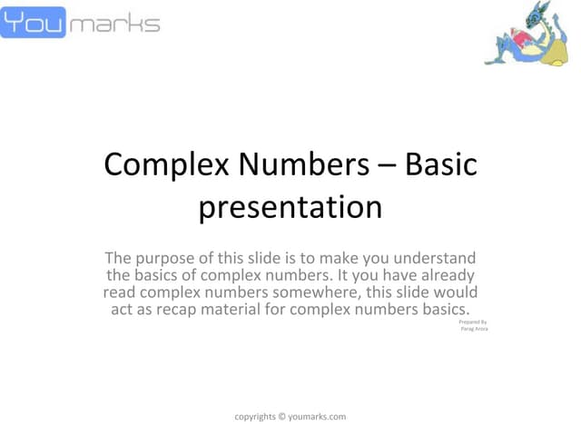 Complex Numbers | PPTX