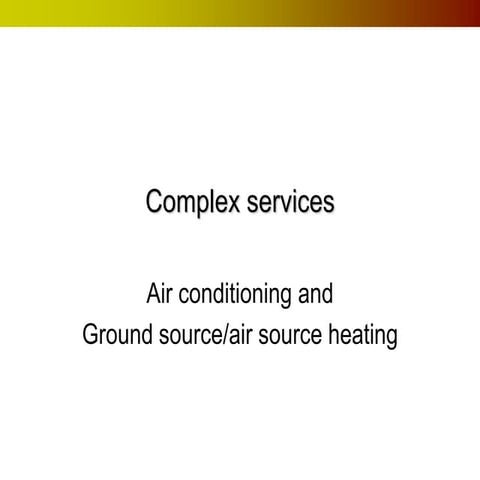 Complex services | PPTX