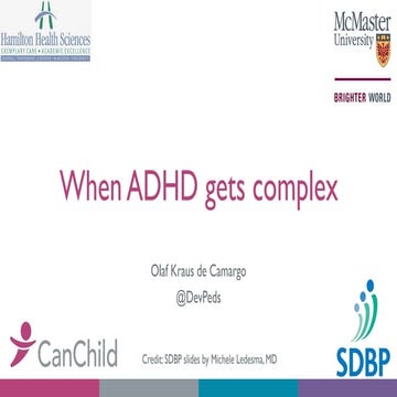 When ADHD gets complex | PPT