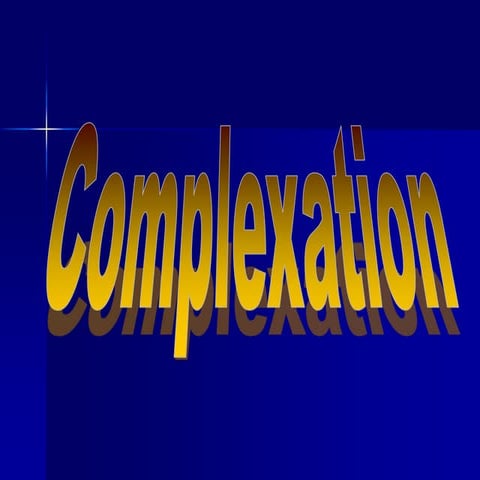 complexation.ppt