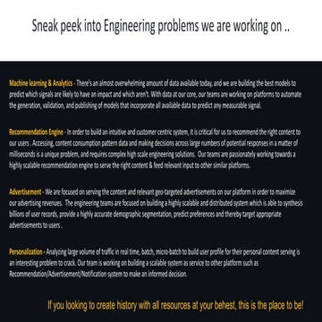 Complex challenges that hotstar teams work on | PPTX