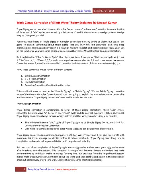 Elliot Wave Study | PPT