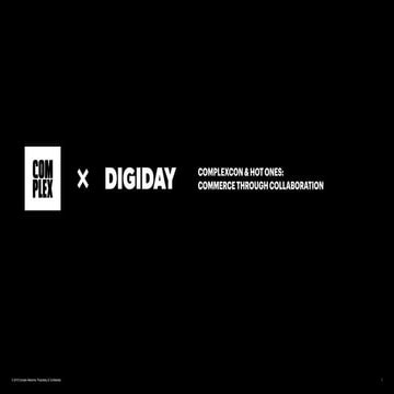 Digiday Hot Topic: Subscriptions & Commerce | Complex | PDF