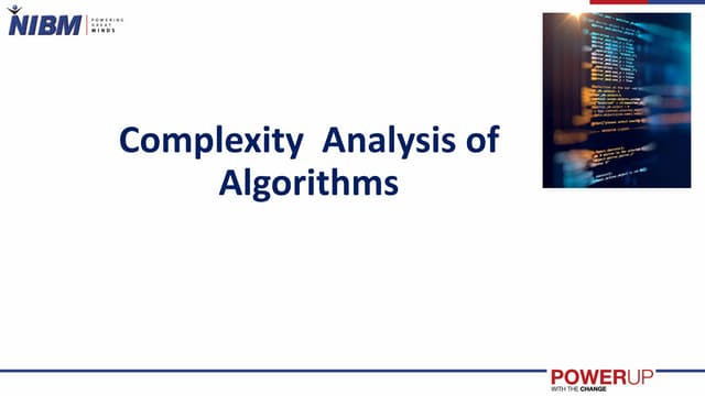 Complexity Analysispdf Programming Languages Computing
