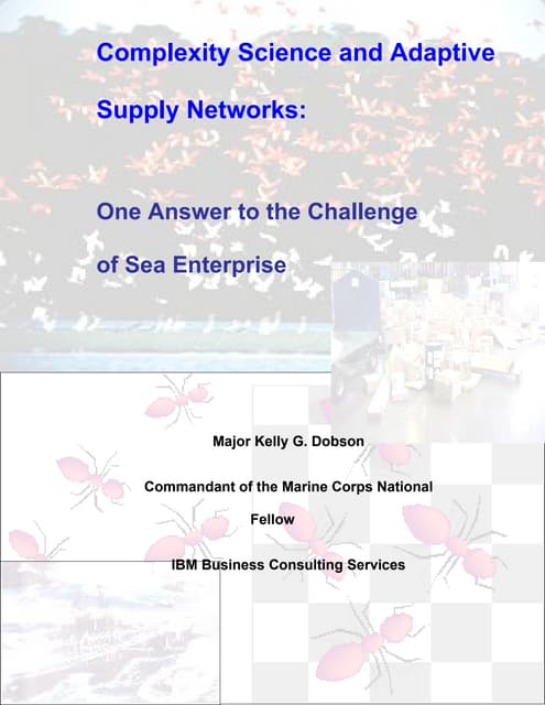 Complexity Science School 2016 | PDF