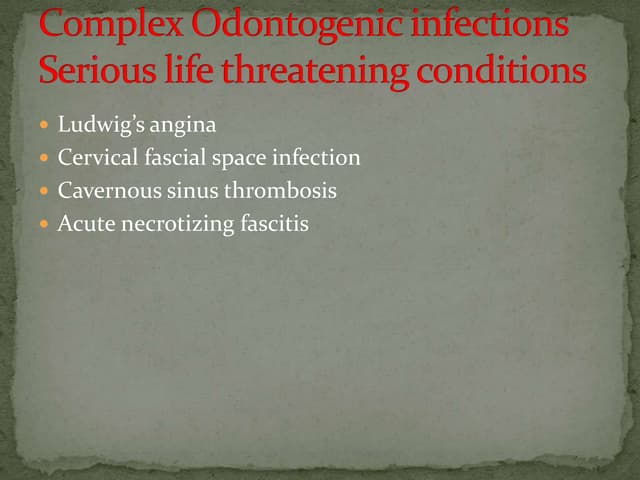 Cavernous sinus thrombosis | PPTX
