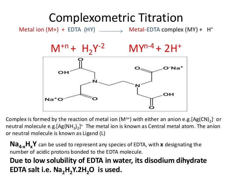Complexometric titration