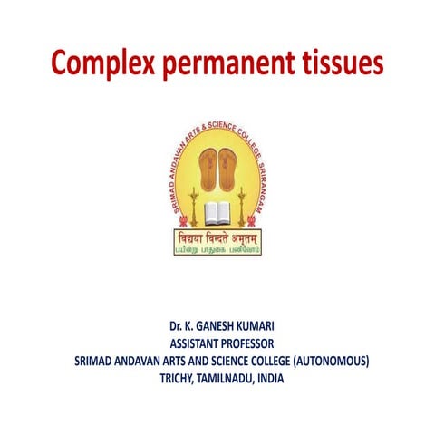 Complex permanent tissue | PPTX