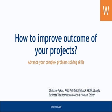 Kepner and Fourie Complex problem solving intro | PDF