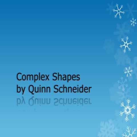 Complex shapes | PPT