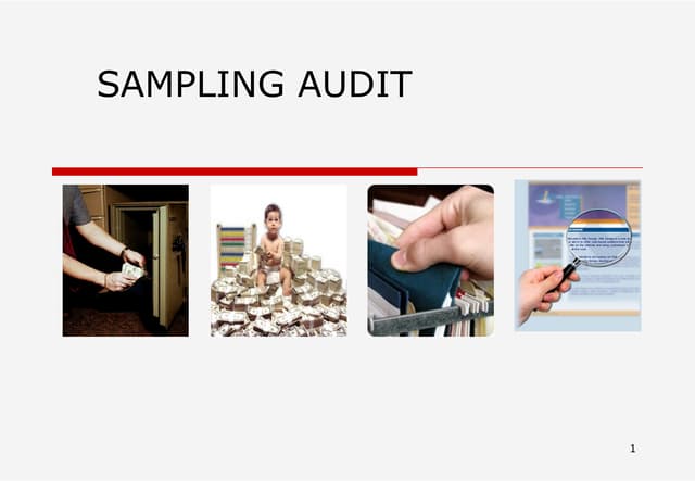Sampling audit dalam pengujian substantif | PPTX