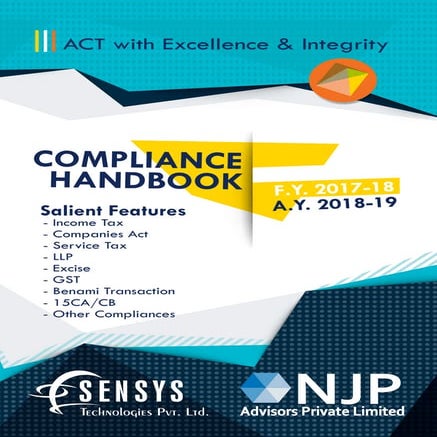 Compliance hand book fy17 18-sensysindia_good | PDF
