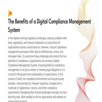 compliance management system | PPTX