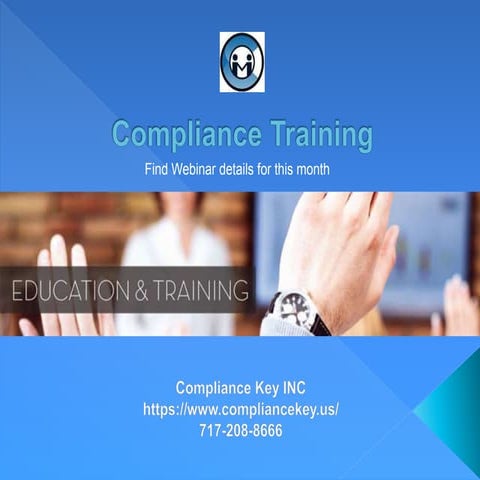 Compliance training | PPTX