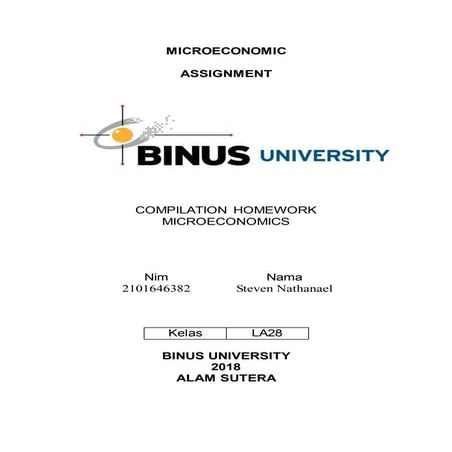 tugas microeconomics compilation | DOCX