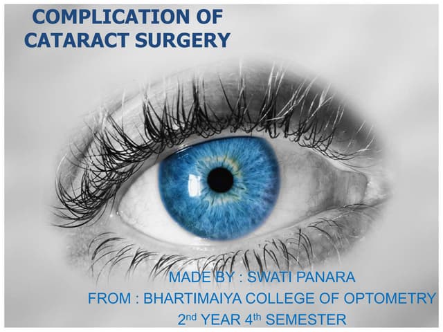 Extracapsular Cataract Extraction Docx