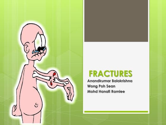 Fracture - Types, complications and management | PPTX