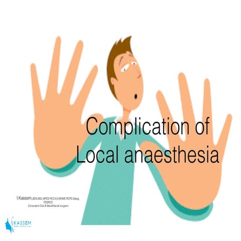 Complication of local anesthesia | PDF