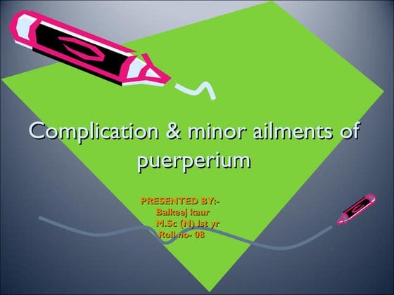 Subinvolution of the uterus | PPT