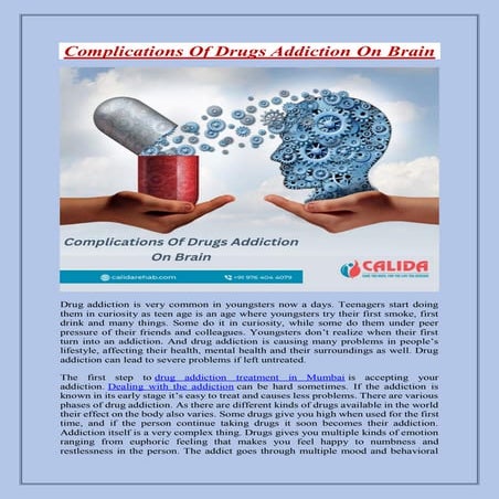 Drugs Addiction On Brain And How It Affects The Brain! | PDF | Brain and Nervous System ...