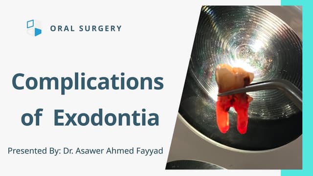 Extraction of retained roots. | PPTX