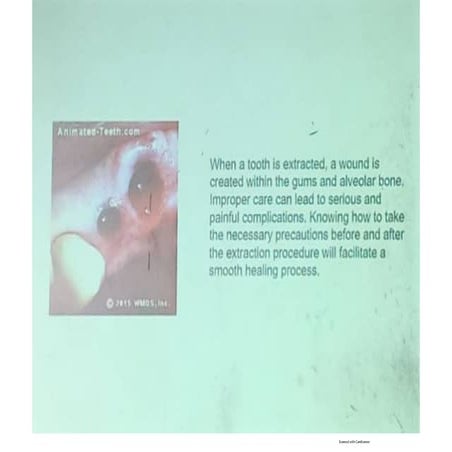 Complications of tooth extraction.ans their different forms of ...