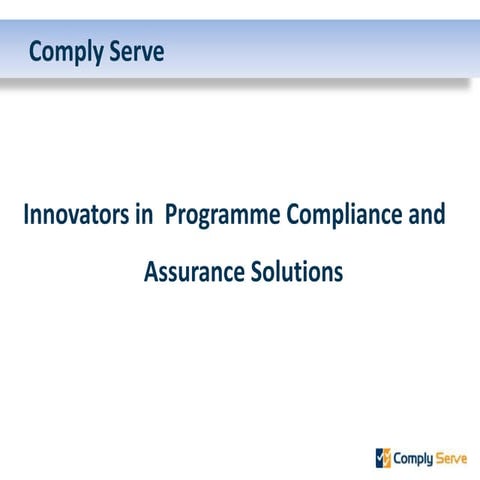 ComplyPro Slideshow | PPTX