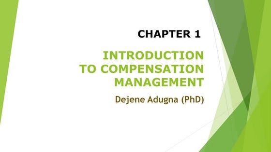 The reward system compensation and non compensation dimension | PPTX ...