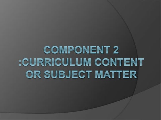 Dimensions and principles of curriculum design | PPTX | Educational ...