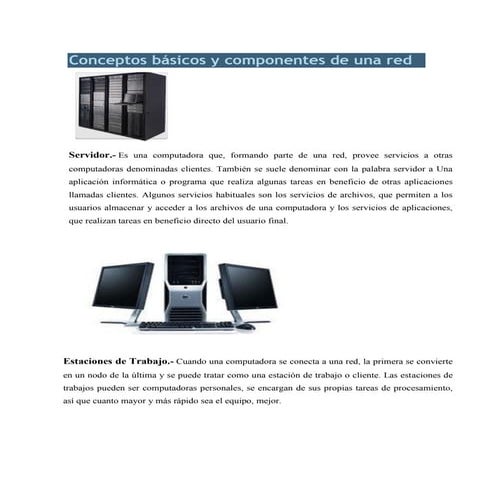 Componentes de una red | PDF