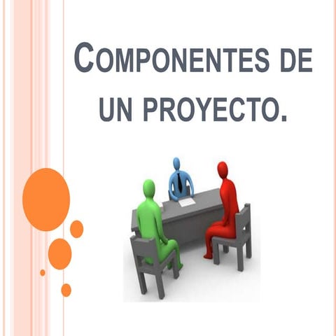 Componentes de un proyecto | PPTX