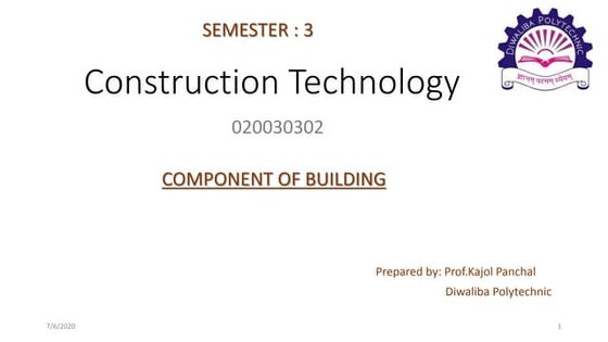 components of buildings | PPT