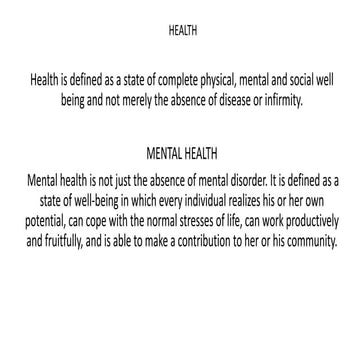 Unit 3 ( mental health and mental hygiene) | PPTX