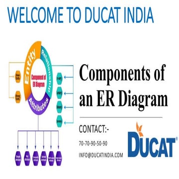Components of an er diagram | PPT