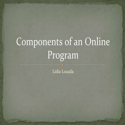 Components of an online program.pptx