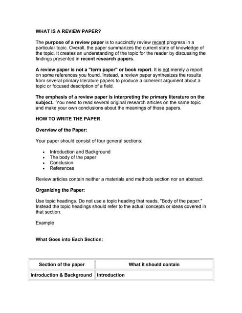 How to present a research paper using power point | DOCX | Science