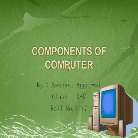 Components of computer | PPT