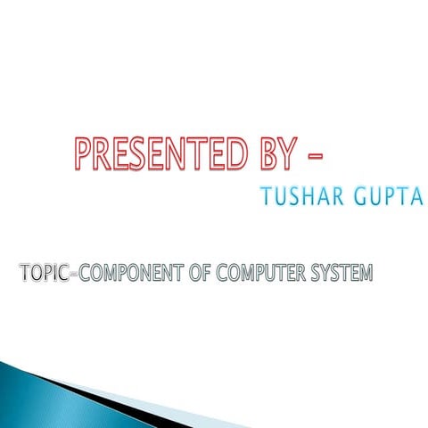 Components of computer | PPT