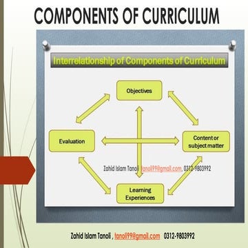 MEANING & COMPONENTS OF CURRICULUM .pptx