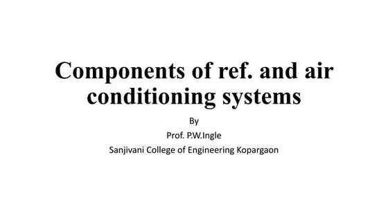 Modeling Refrigeration Systems in Simscape.pdf | Chemistry | Science