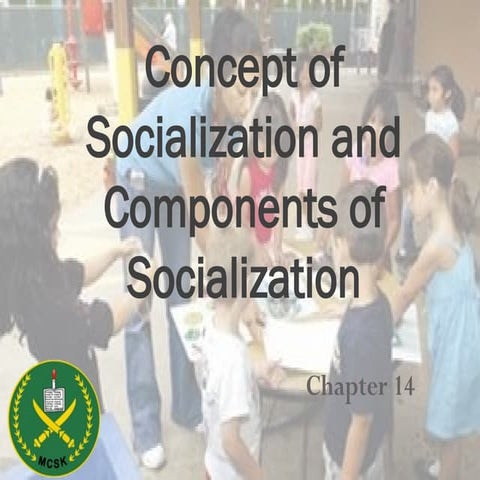 Comprehensive Overview of Socialization: Stages and Key Components | PPTX