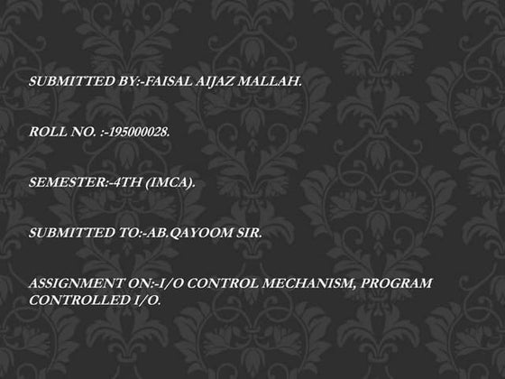 Coa Chapter 5 Finalcomputer Organization And Architecture Course For Engineering 2ppt