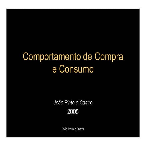 Comportamento de Compra | PDF