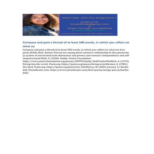 Compose and post a thread of at least 500 in.docx